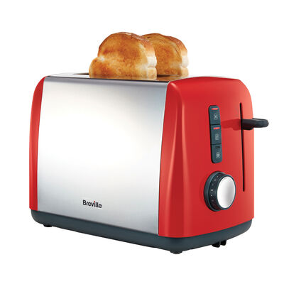 Red 2 Slice Toaster, Colour Collection, VTT757-01 | Breville