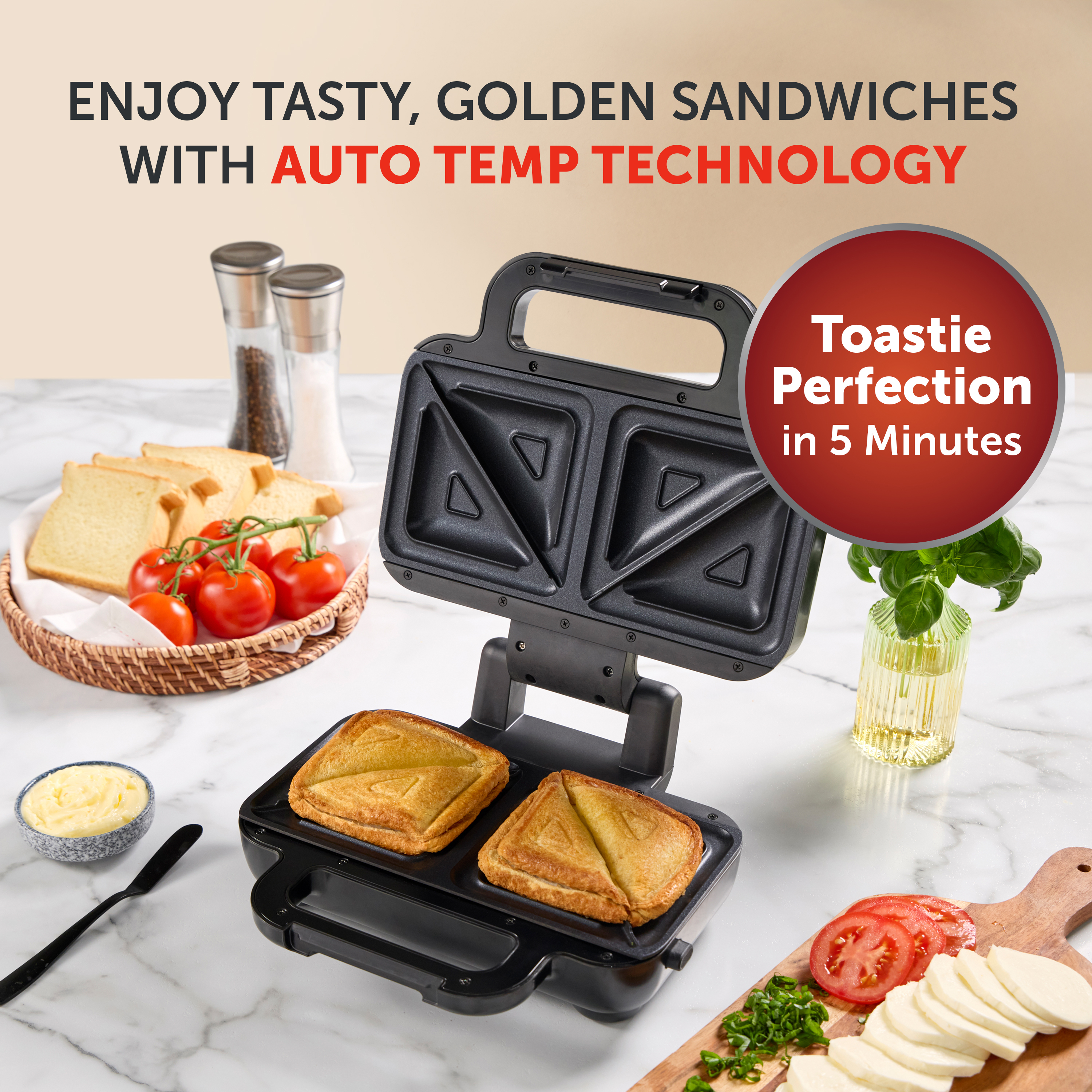 Breville Stuff 'n' Press Deep Fill Toastie Maker