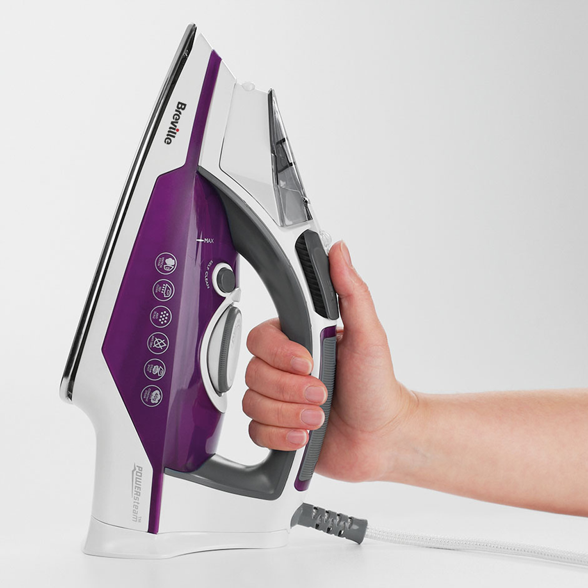 Power Steam 2400w Steam Iron with Sure-Fill - VIN348 | Breville