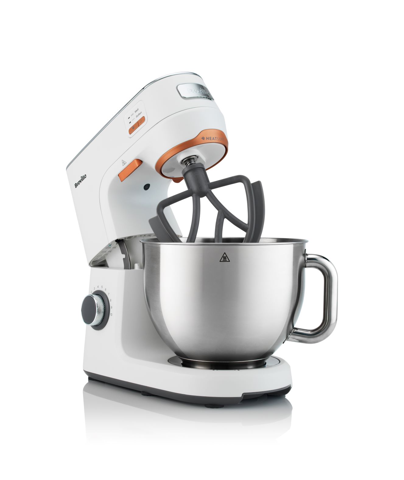 The Breville Stand Mixer with HeatSoft® Technology, there’s no wait to ...