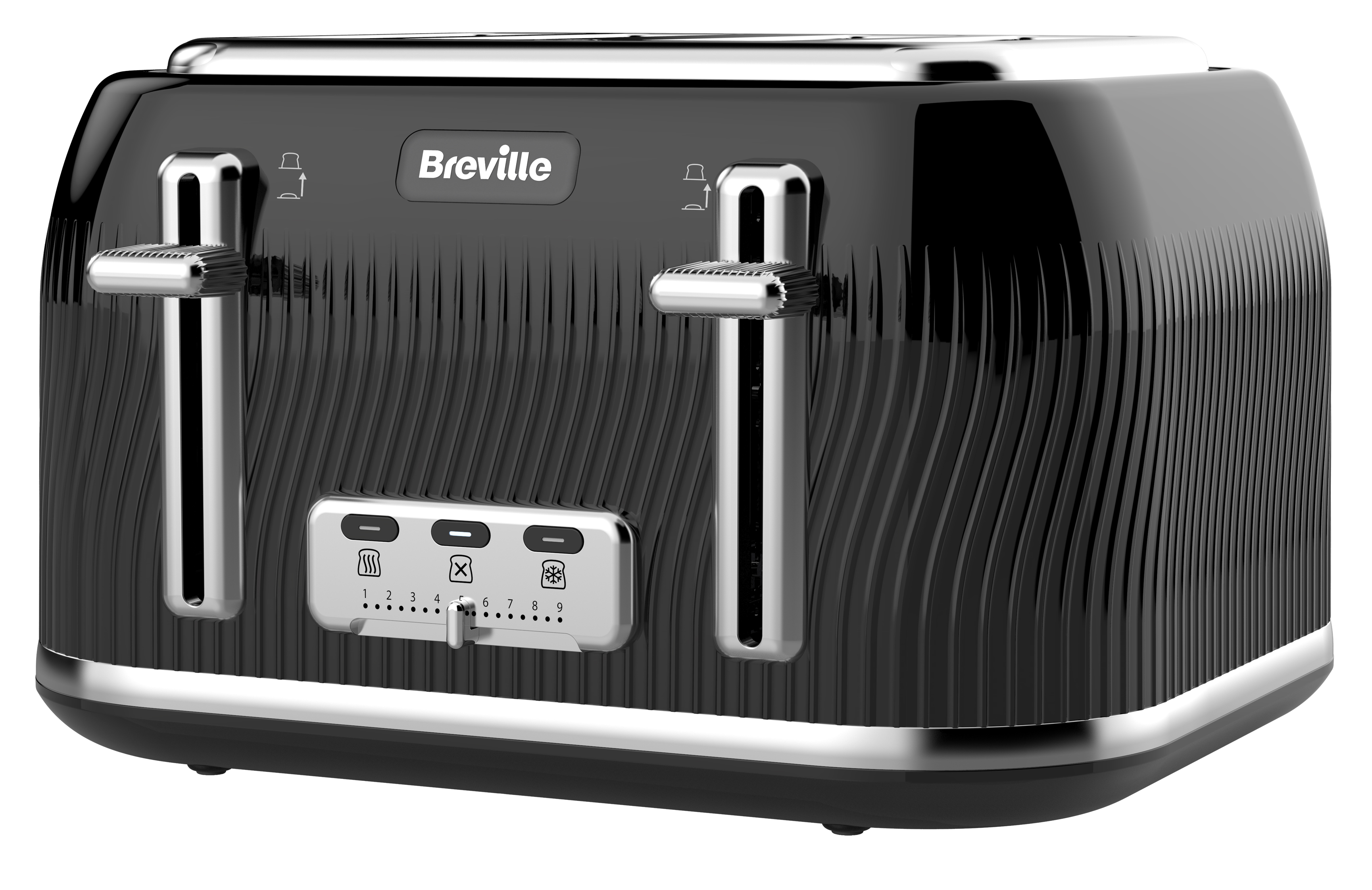 Flow Collection 4 Slice Toaster - Black | Breville